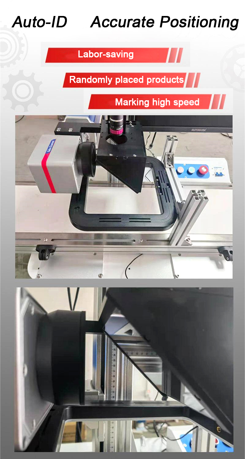 Automatic Focus CCD Vision Positioning Fiber Laser Marking Machine ...